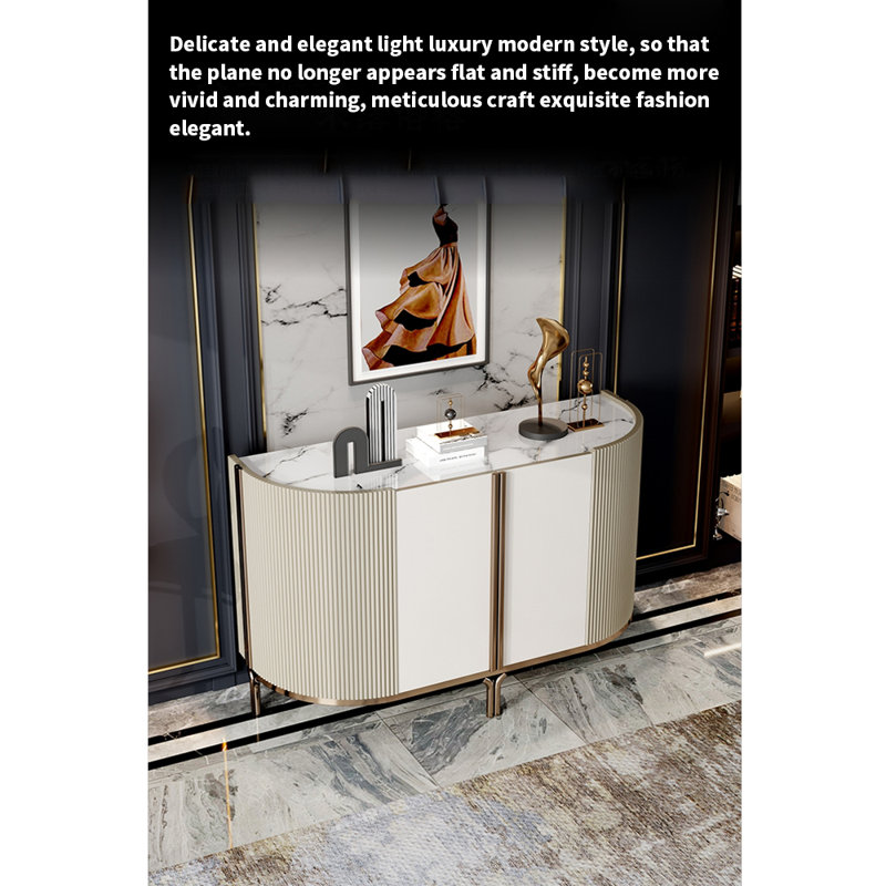 Curved accent cabinet store